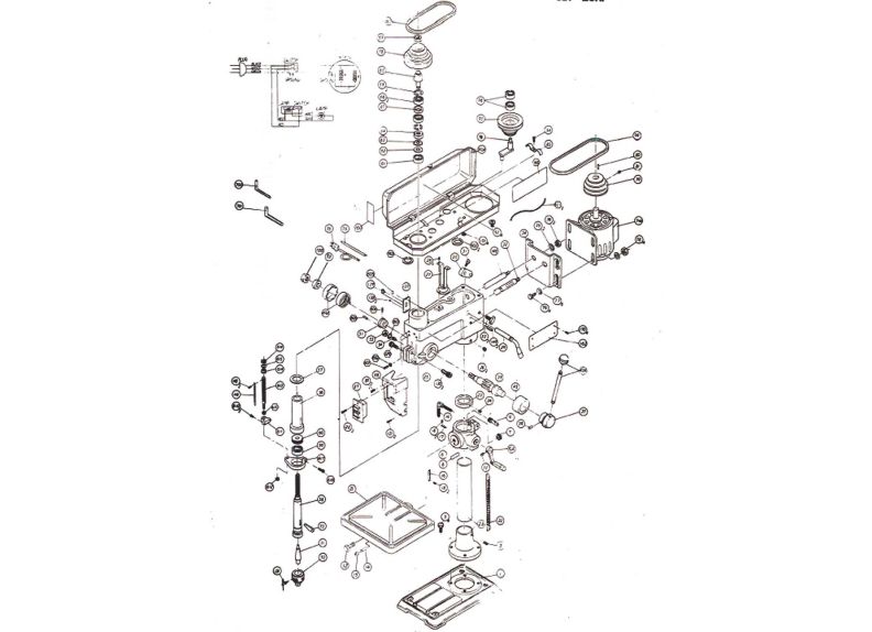Jet Drill Press Parts Diagram | Reviewmotors.co