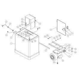J-8201K Base Assembly | JET Tools