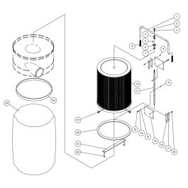 DC-1100VX-CK Canister Filter Kit | JET Tools